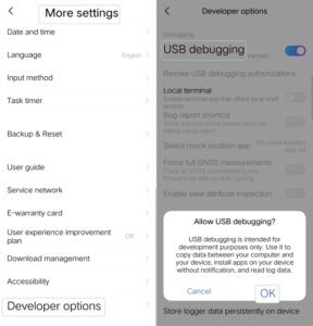 How to enable USB debugging? | FlashGet Cast