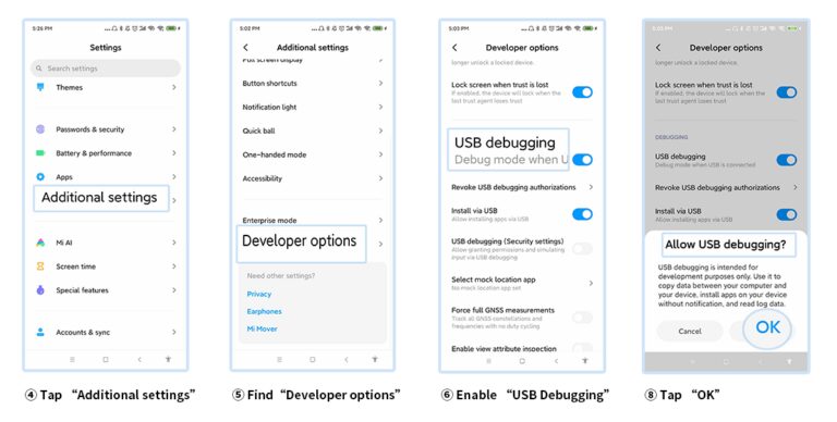 How to enable USB debugging? | FlashGet Cast
