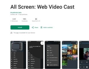All Screen Cast review: An App can cast all Screen to Roku TV ...